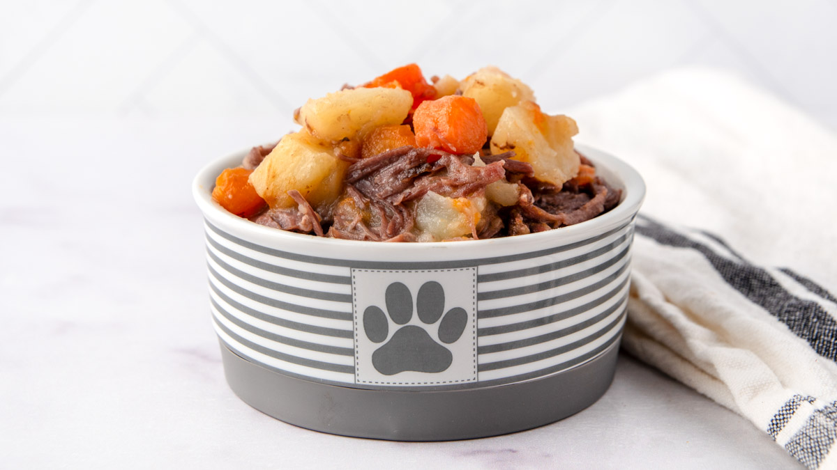 Homemade Pot Roast for Dogs