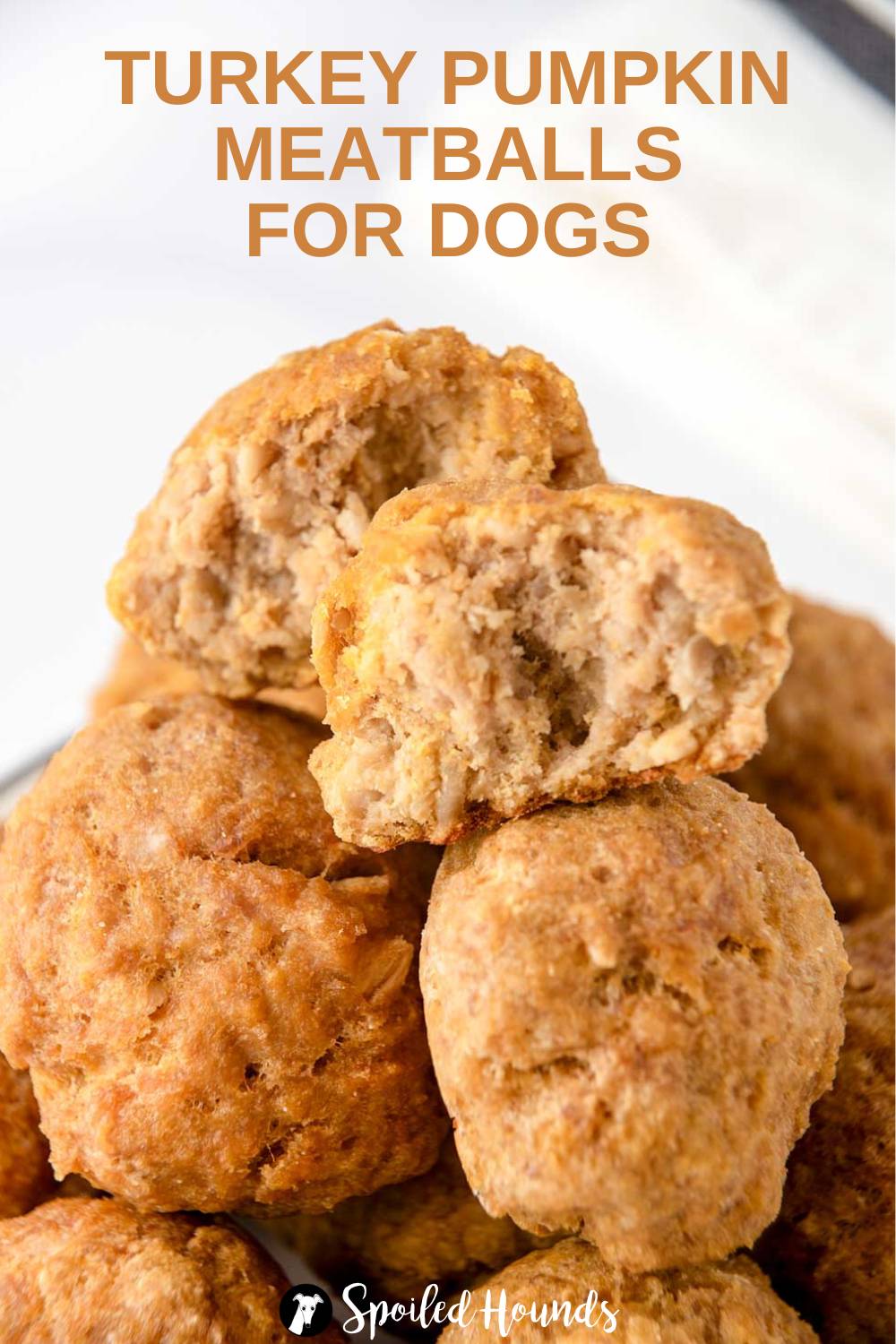 Turkey Pumpkin Meatballs for Dogs (Oven, Air Fryer, or Skillet)