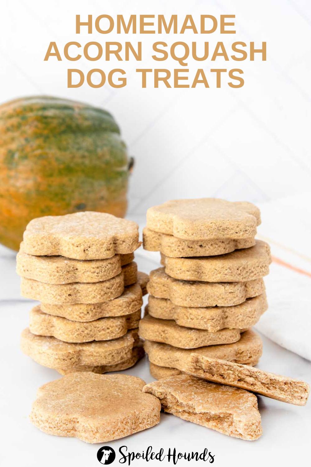 Acorn Squash Dog Treats