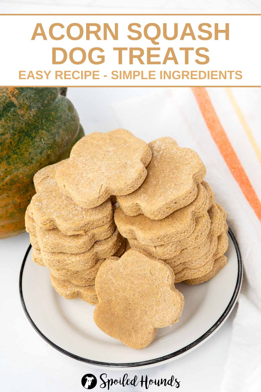 Acorn Squash Dog Treats