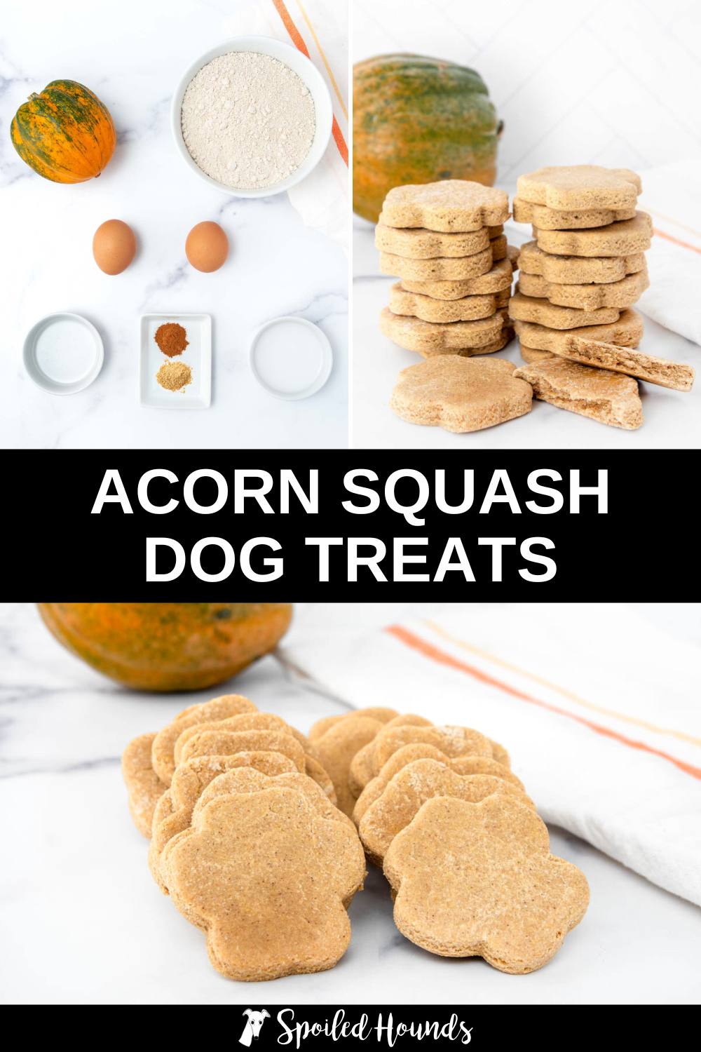 Acorn Squash Dog Treats