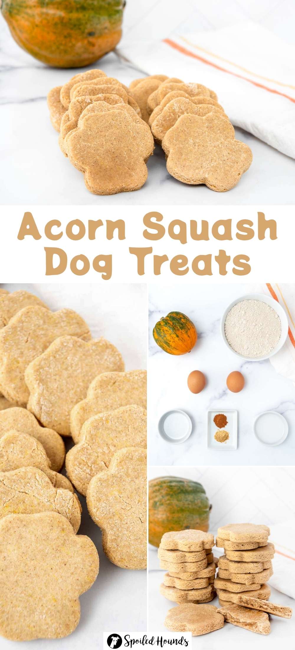Acorn Squash Dog Treats