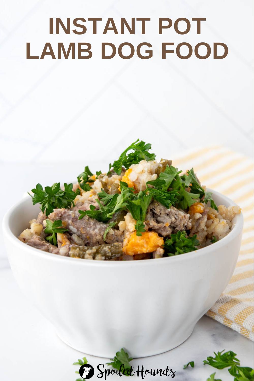 Instant Pot Lamb Dog Food