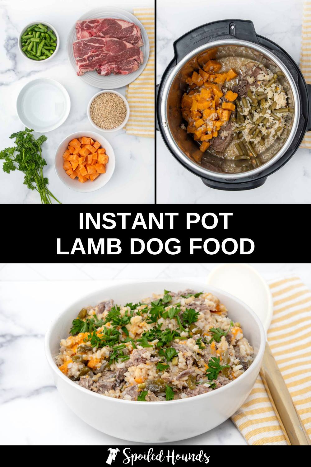Instant Pot Lamb Dog Food