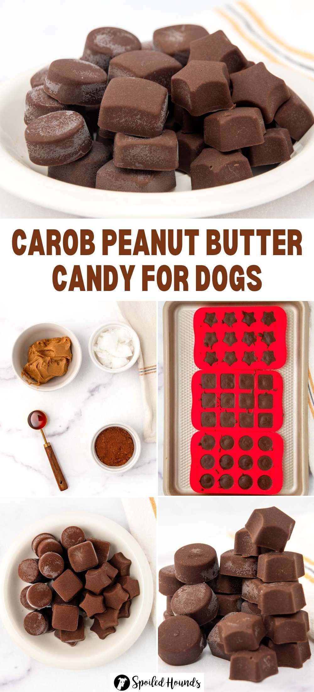 Homemade Carob Peanut Butter Candy for Dogs (Easy Recipe)