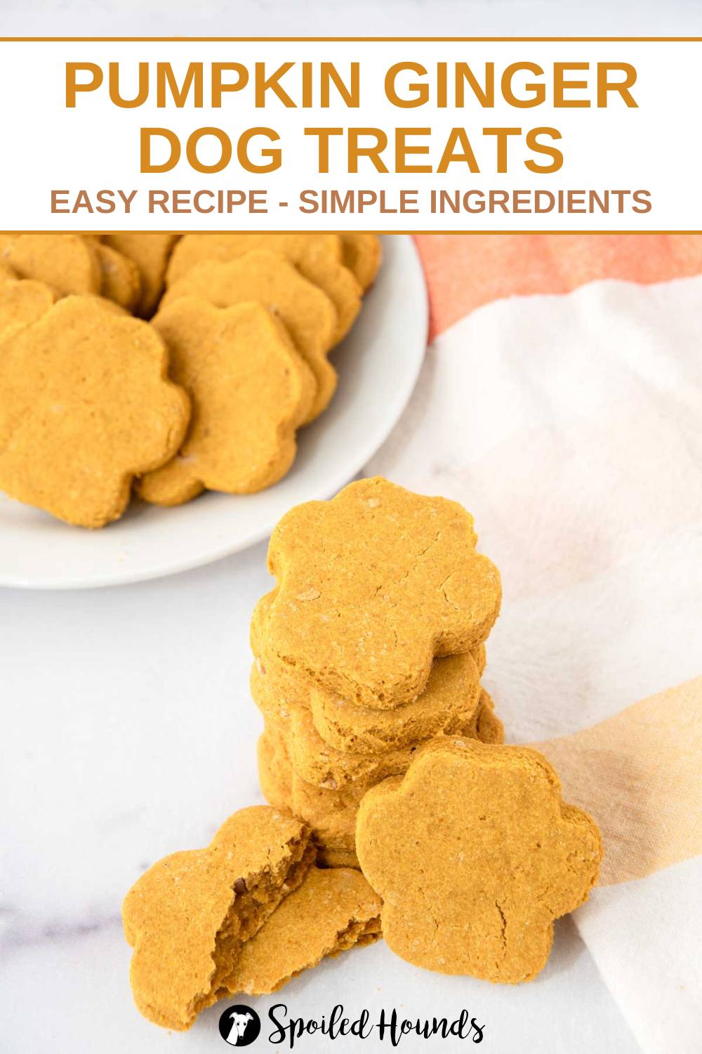 Homemade Pumpkin Ginger Dog Treats (Easy Recipe)
